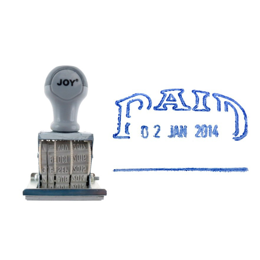 Dater Stamp Paid Received 1Piece | Lazada PH