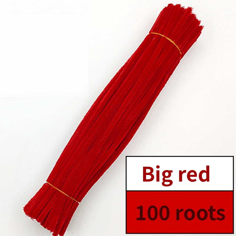 【100PCS】 Fuzzy Wires | DIY Craft Stems | Colored Pipe Cleaners | Fuzzy ...