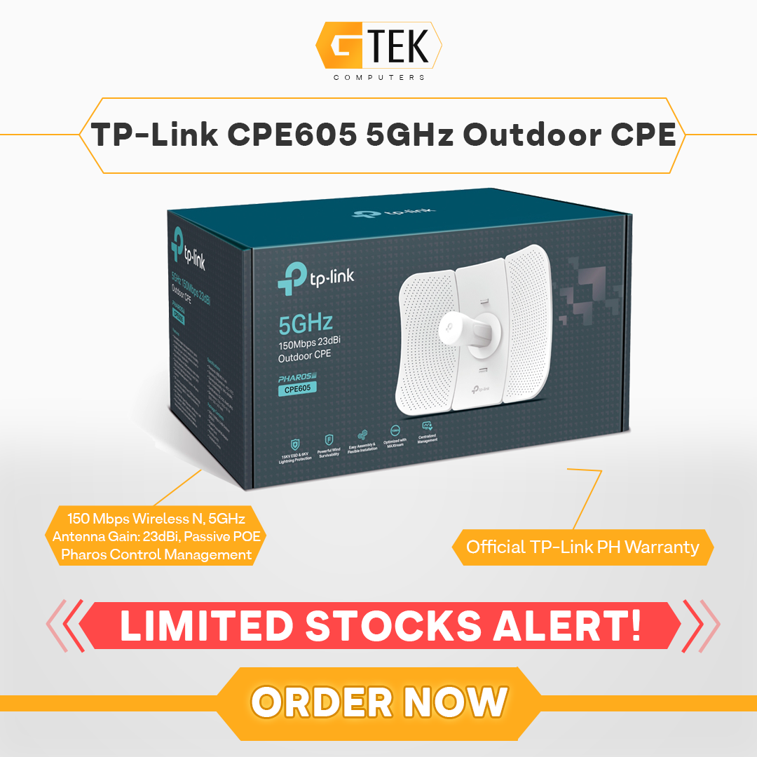 TP-Link Pharos CPE605 5GHz 150Mbps 23dBi Outdoor CPE Outdoor AP | Lazada PH