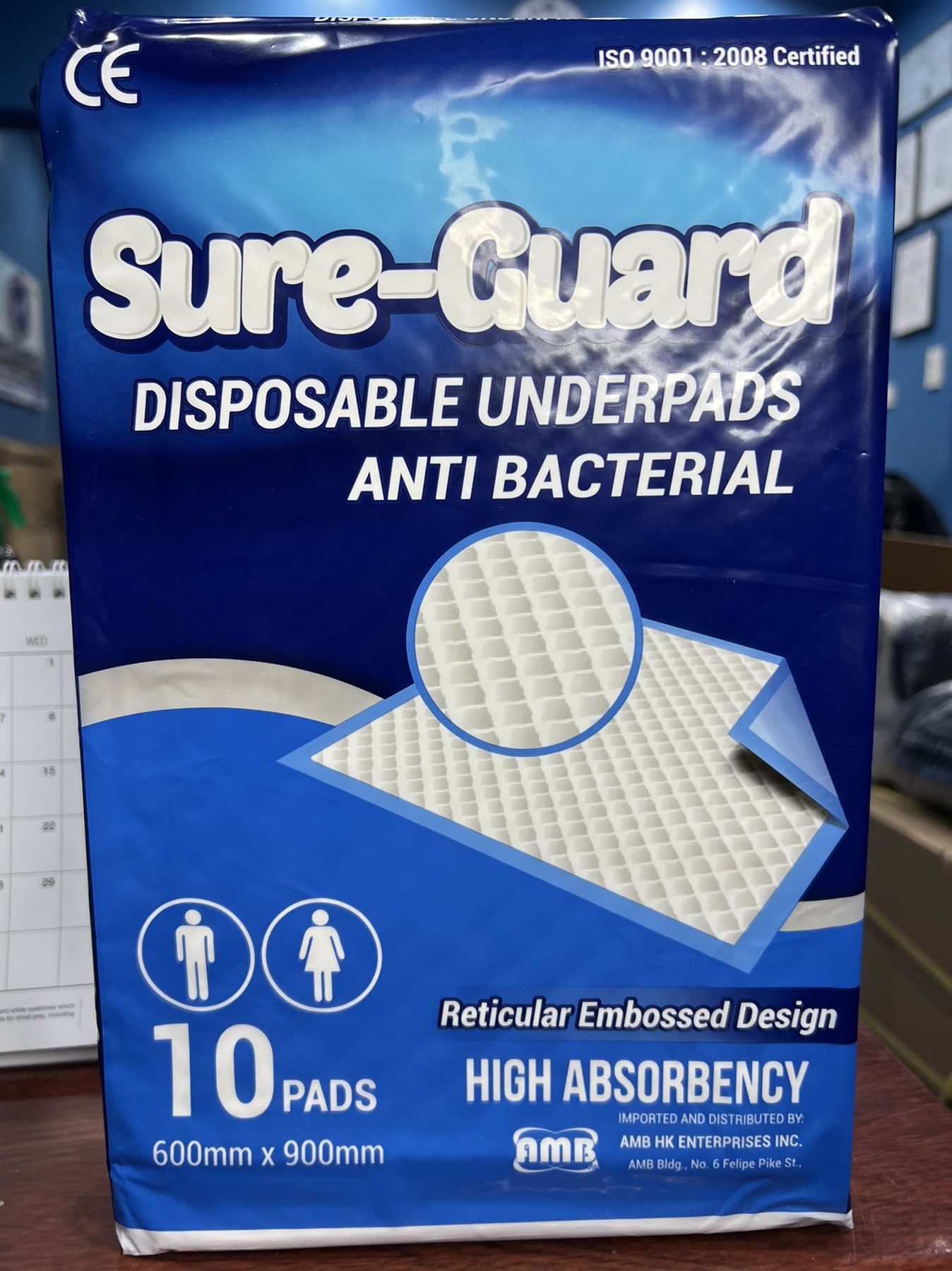 DISPOSABLE UNDERPADS SURE-GUARD | Fresh 1 Pack (10 pcs) | Lazada PH