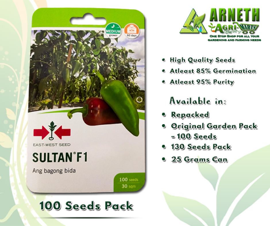 EASTWEST EAST WEST SEEDS SULTAN F1 VARIETY CONICAL SWEET PEPPER (PACK ...