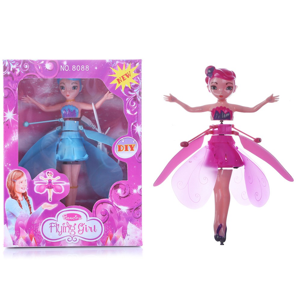 Flying Fairy Girls Toy Magical Wing Infrared Induction Control Child ...