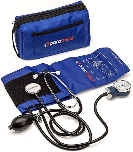 Paramed Comfort Aneroid Sphygmomanometer with Stethoscope 1 Count ...