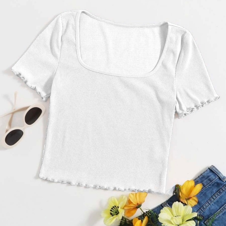 PLUS SIZE Square Neck Basic Top | Lazada PH