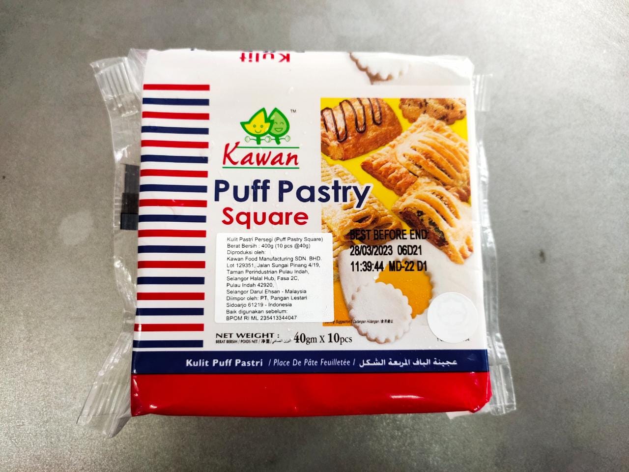 Kawan Puff Pastry Square 40g | Lazada PH
