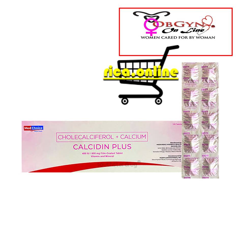 Medchoice Calcidin Plus (Cholecalciferol + Calcium) 1 Box of 100 ...