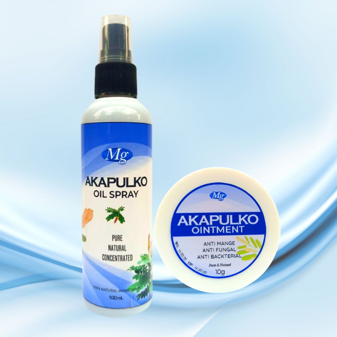 MG AKAPULKO OIL SPRAY 100ML & OINTMENT 10G Anti-Rashes Herbal Cream ...
