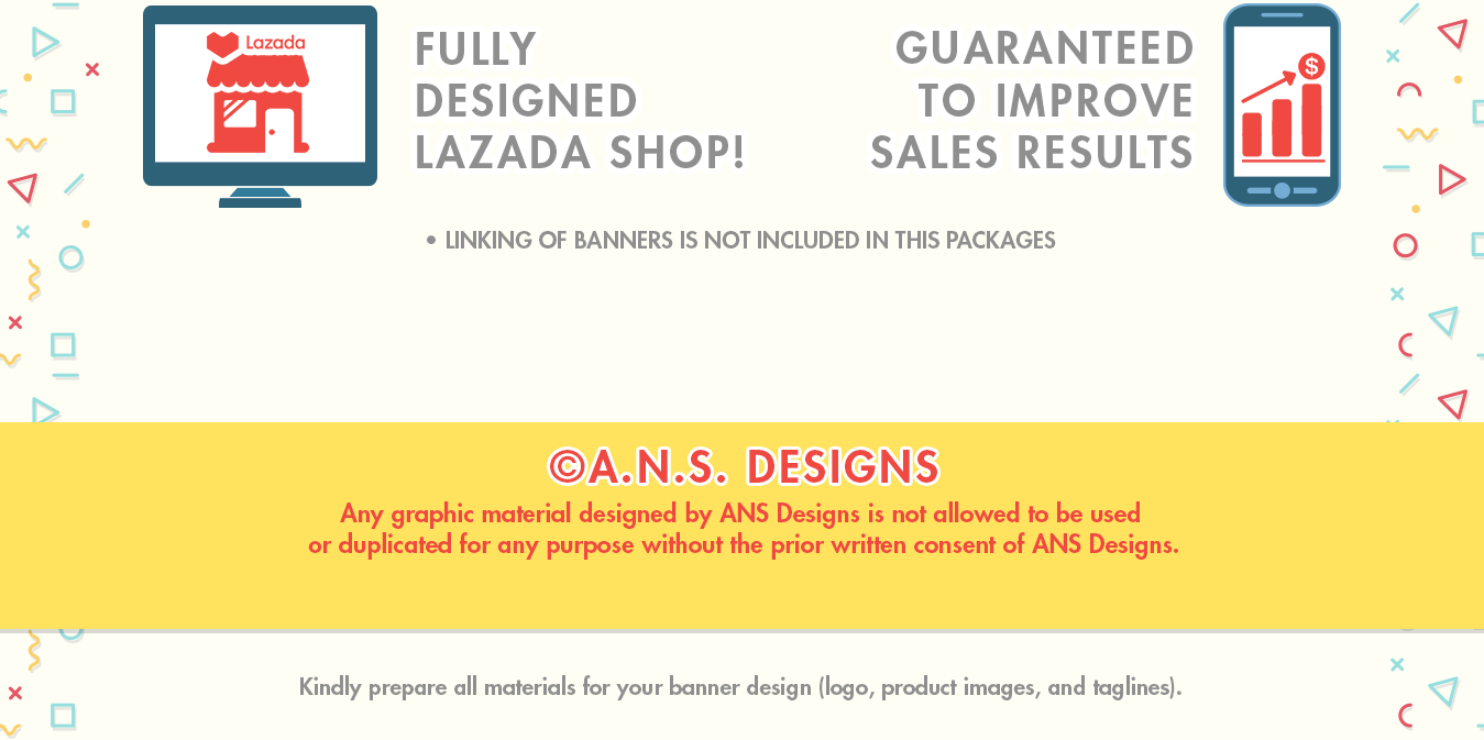 Templated Store Front Design - 3 Banners (FREE PC+Mobile Banner ...