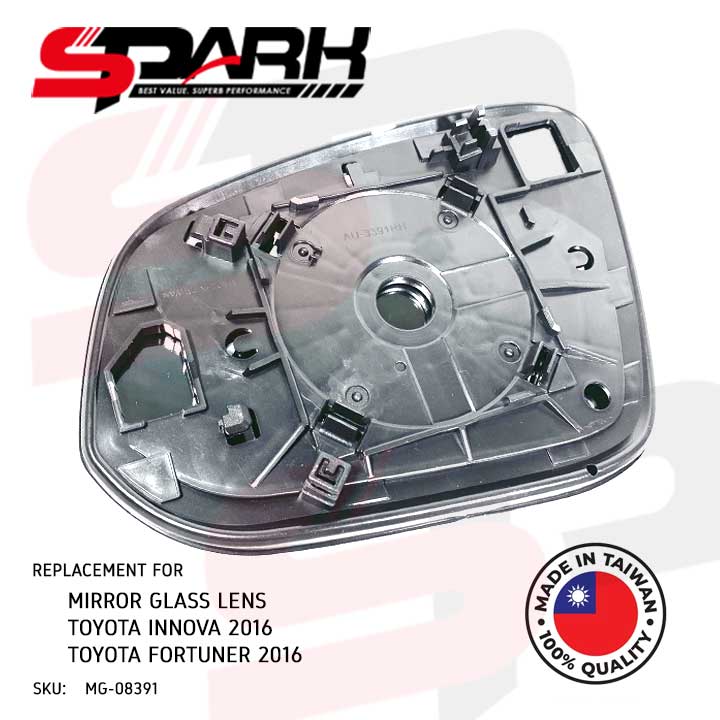 Side Mirror Lens Glass Lens for Toyota Innova 2016-2019, Toyota ...