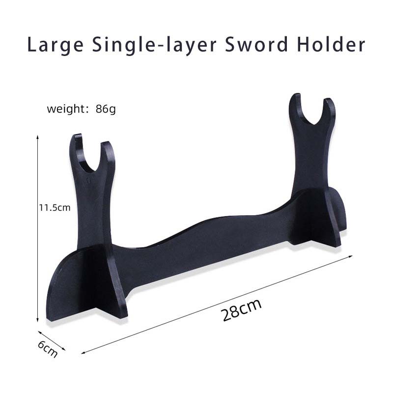 Black Katana Stand Holder Sword Holder Single Samurai Sword Stand ...