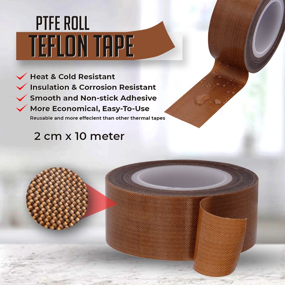 Ptfe Roll Teflon Tape | 2cm x 10 meter | Lazada PH