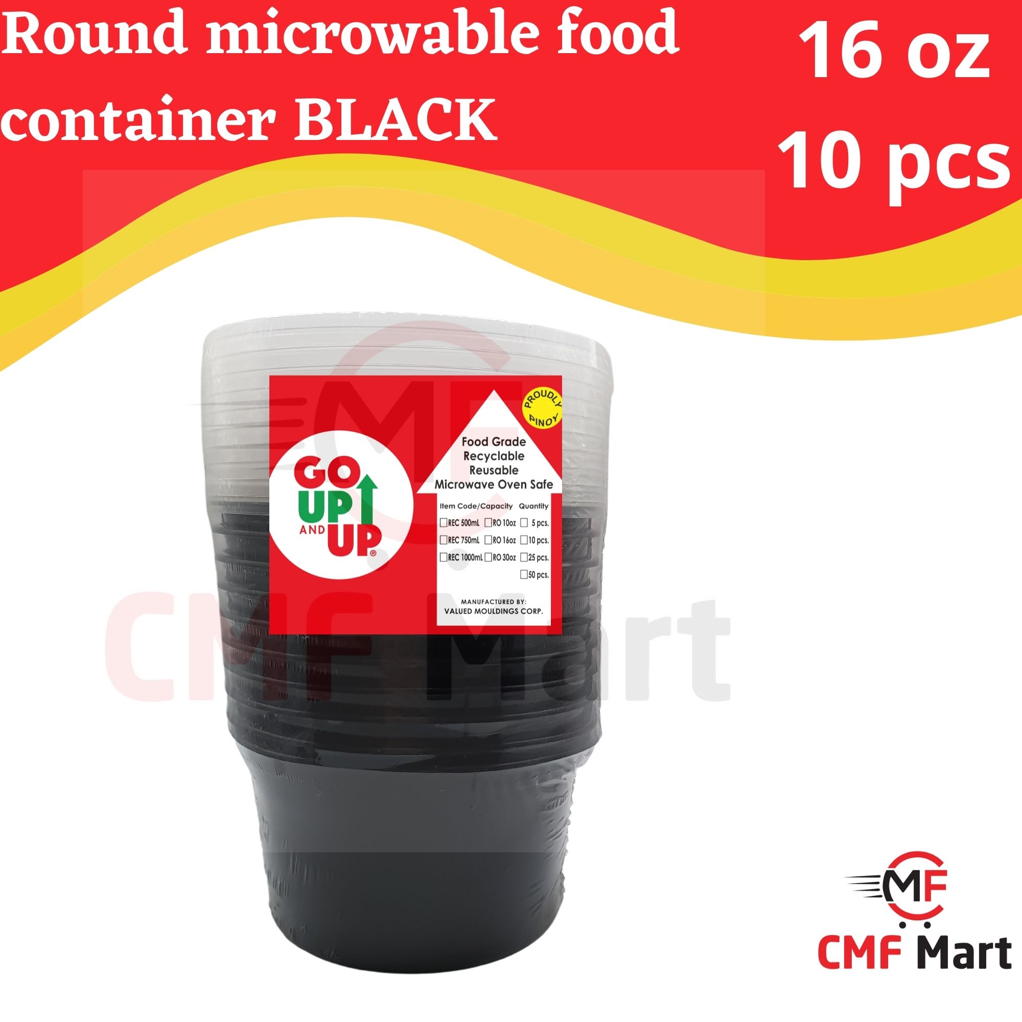RO-16 oz 10pcs Microwavable Food Container | Lazada PH