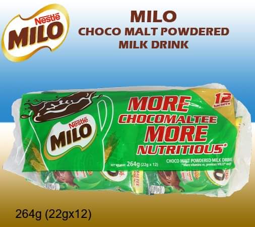 1pack NESTLE MILO SACHET TIE 12pcs x 22g | Lazada PH