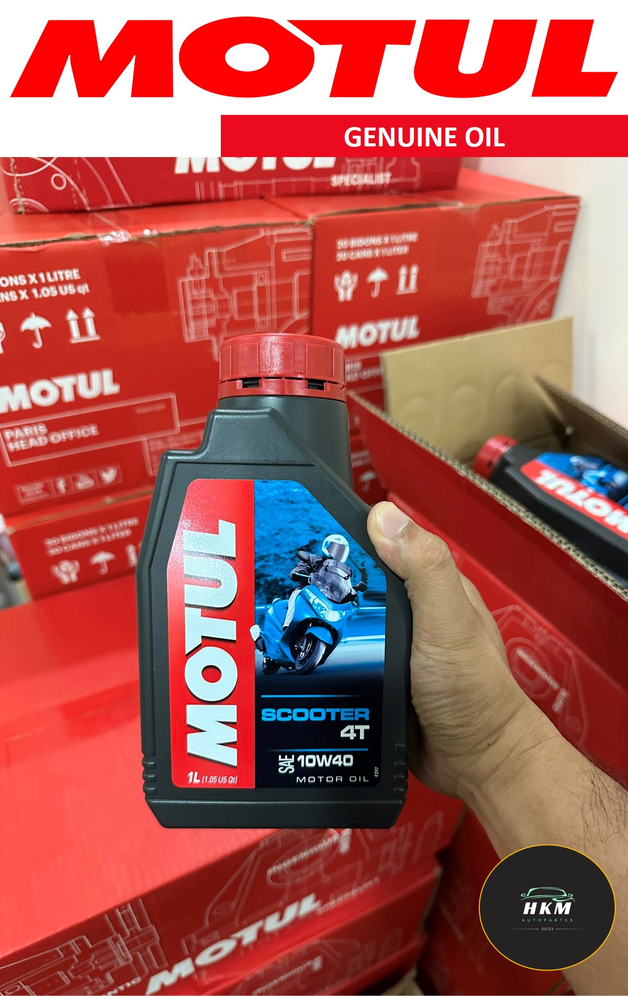 MOTUL SCOOTER 4T SAE 10W40 800ml + Gear Oil Bundle Deal (JVT Gear Oil ...