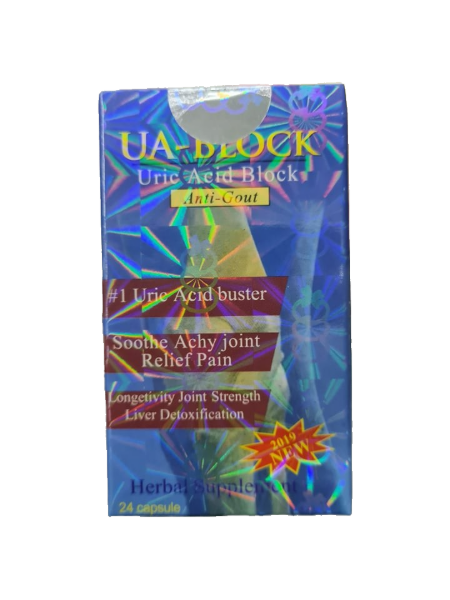 UA Block (Uric Acid) Anti-Gout (24 Capsules) | Lazada PH