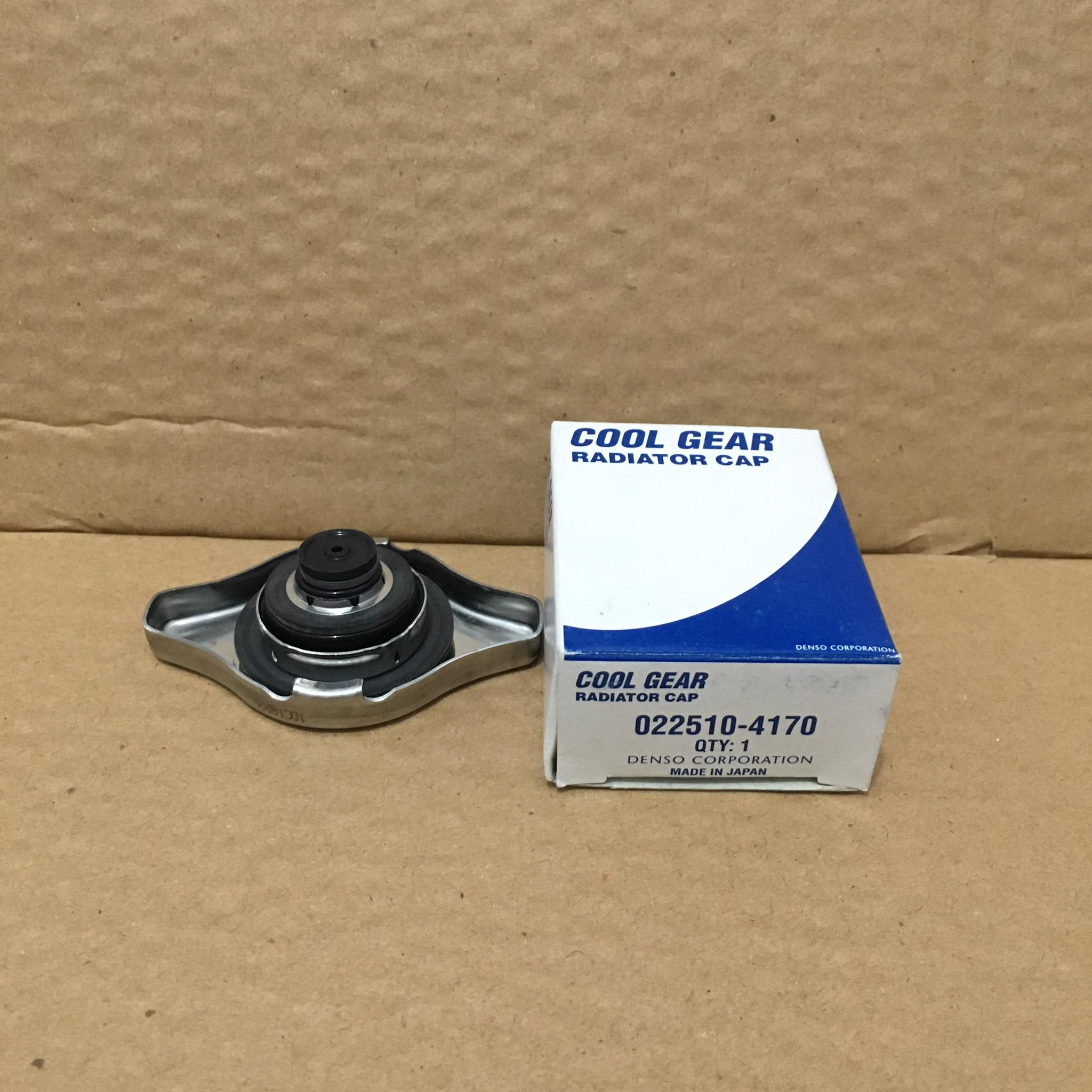 ORIGINAL/GENUINE DENSO RADIATOR CAP TYPE B 108kPa 1.1KG/CM2 (022510 ...