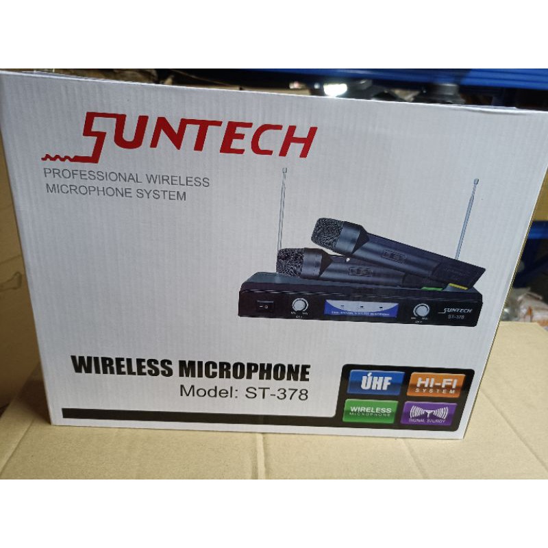 magic sing microphone Suntech Professional Wireless Microphone ST -378 ...
