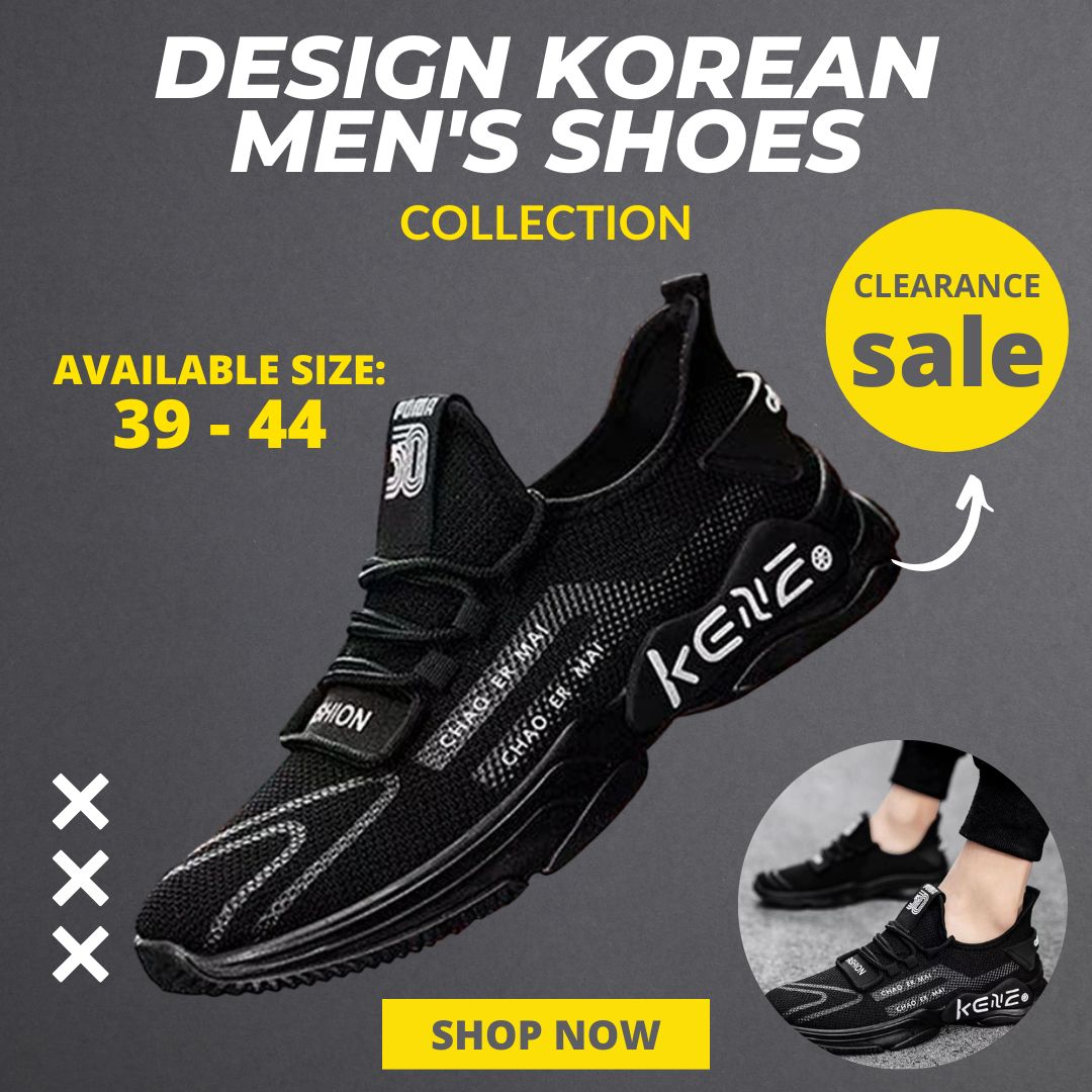 Hodeso Clearance Sale! Comfort Wear Shoes Korean EU 39-44 Large Size ...