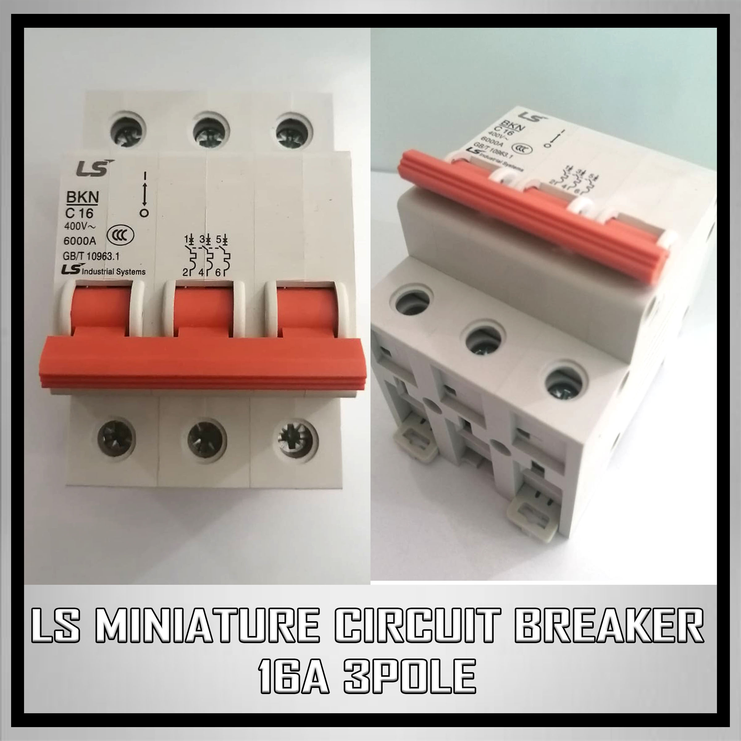 MINIATURE CIRCUIT BREAKER LS BRAND 3 POLE 2A - 100A | Lazada PH