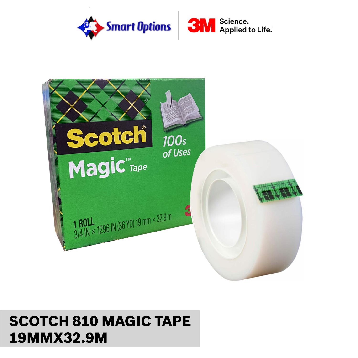 3M Scotch Magic Tape 810 19mm x 32.9m | Lazada PH