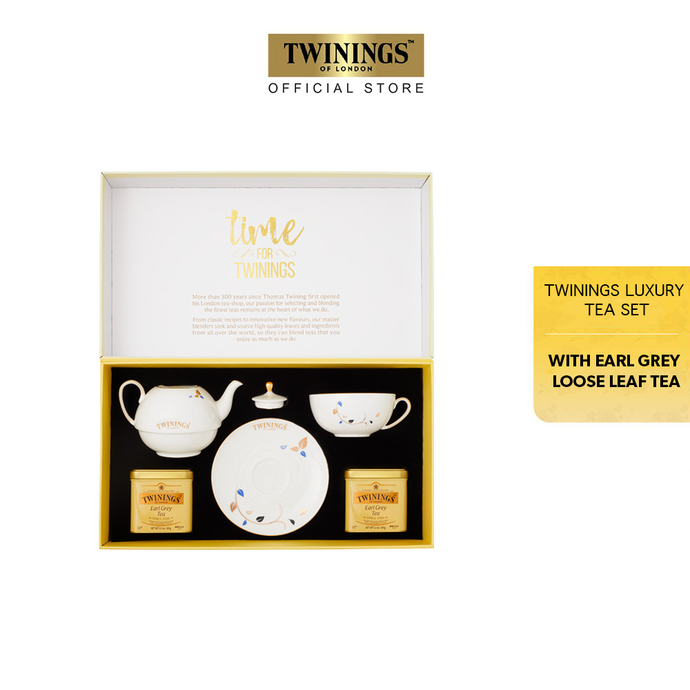 Twinings Luxury Tea Set with Earl Grey Loose Leaf Tea | Lazada PH