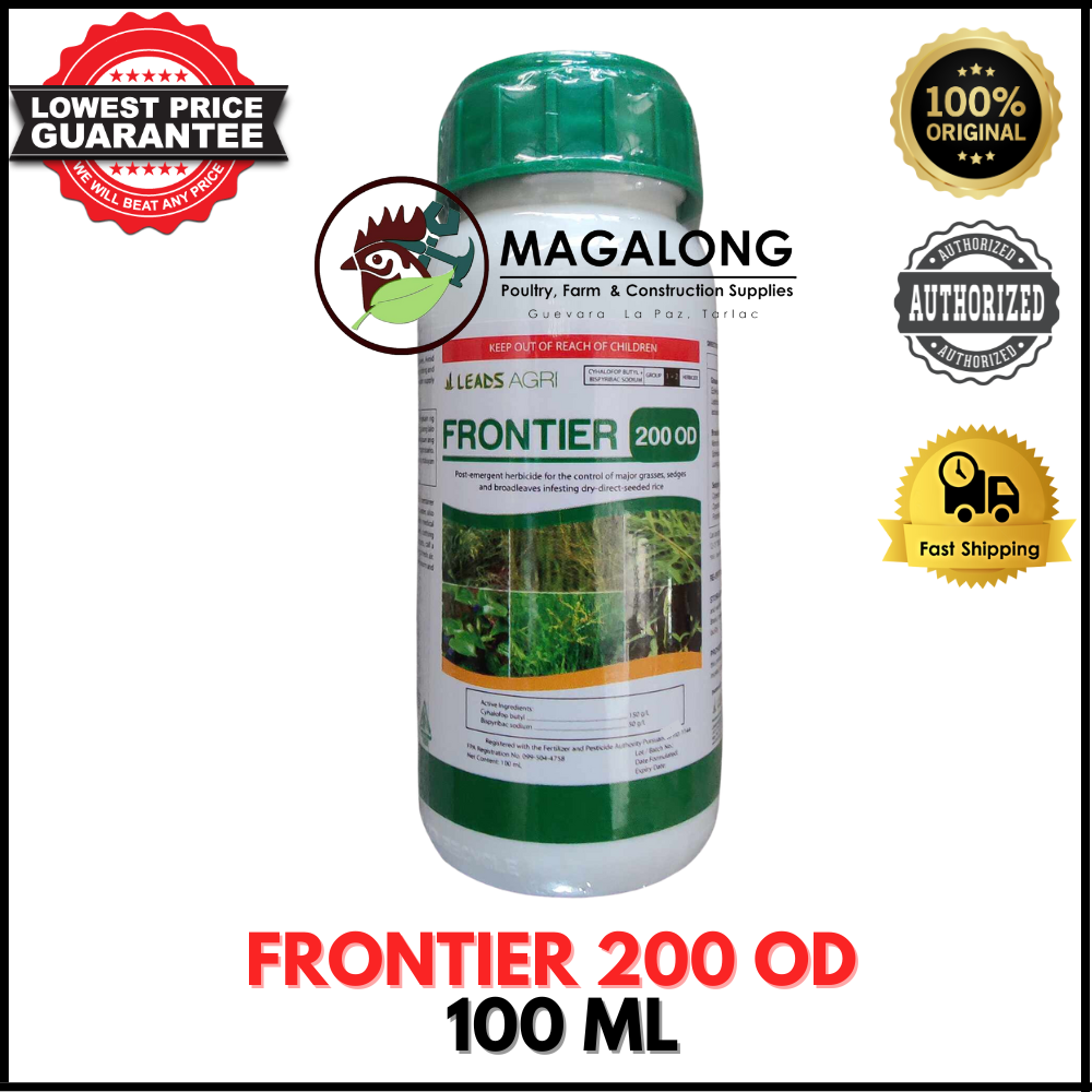 FRONTIER 200 OD HERBICIDE - POST EMERGENT HERBICIDE - 100 ml - 1 Liter ...