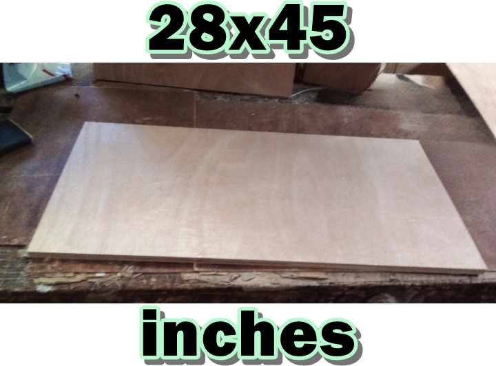 28x45 inches marine plywood ordinary plyboard pre cut custom cut 2845 ...
