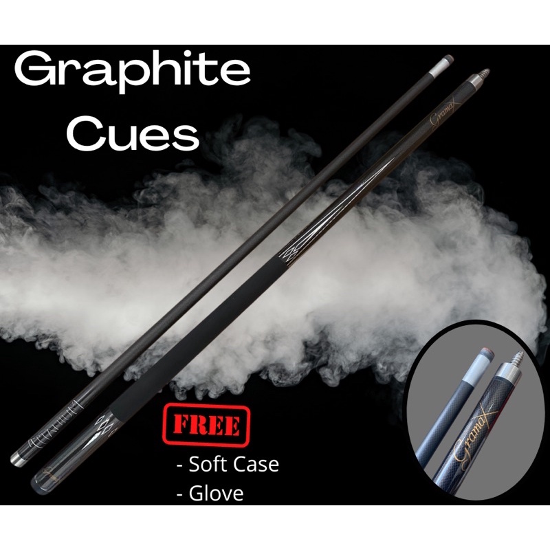 Graphite Billiard Cue Stick w FREE Case and glove | Lazada PH