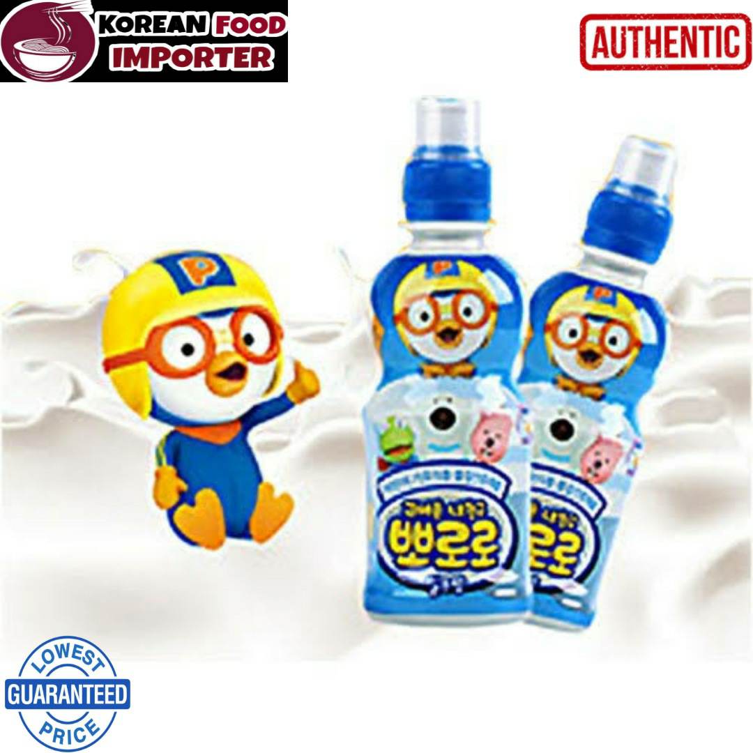 Paldo Pororo Fruit Flavored Drinks Milk / Strawberry 235ml Korea authentic products | Lazada PH