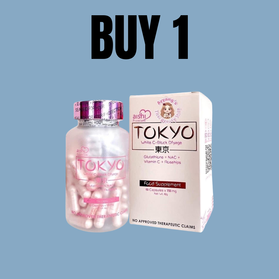 Tokyo White Aishi Premium C Dfyage (Premium 42,000mg Japan Glutathione ...