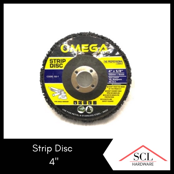 OMEGA Strip Disc 4 / 105mm Metal / Satinless Steel | Lazada PH
