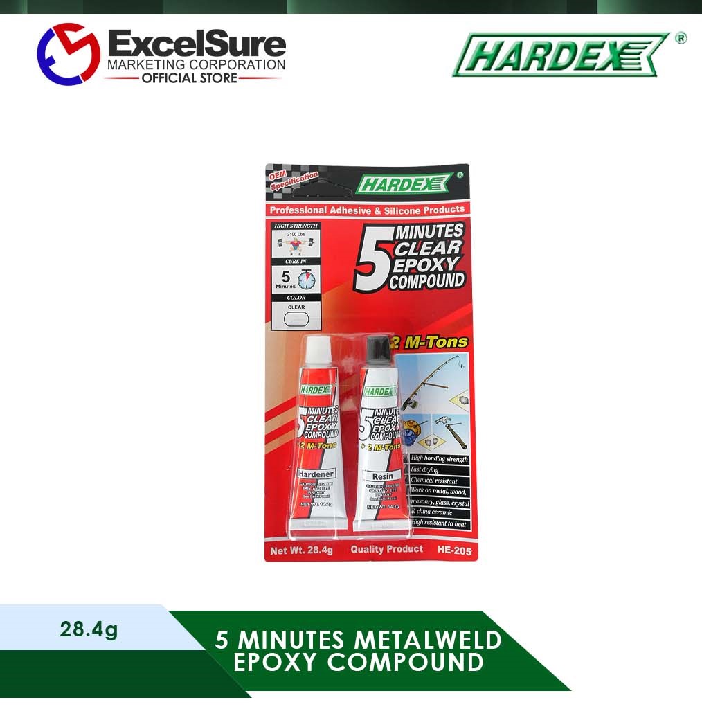 Hardex 5-Minutes Clear Epoxy Compound 28.4g | Lazada PH