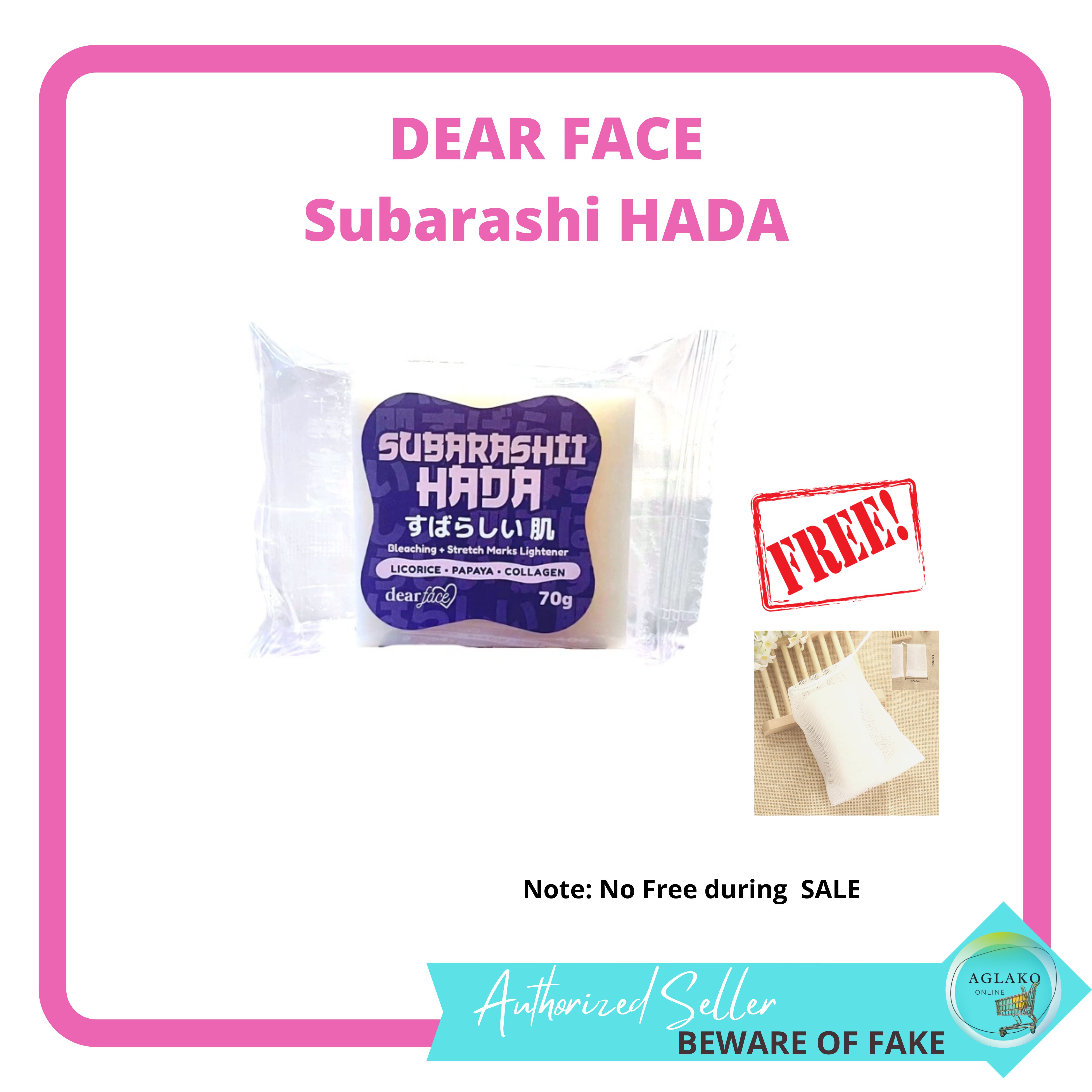 Dear Face Subarashi Hada Soap 10 Bars | Lazada PH