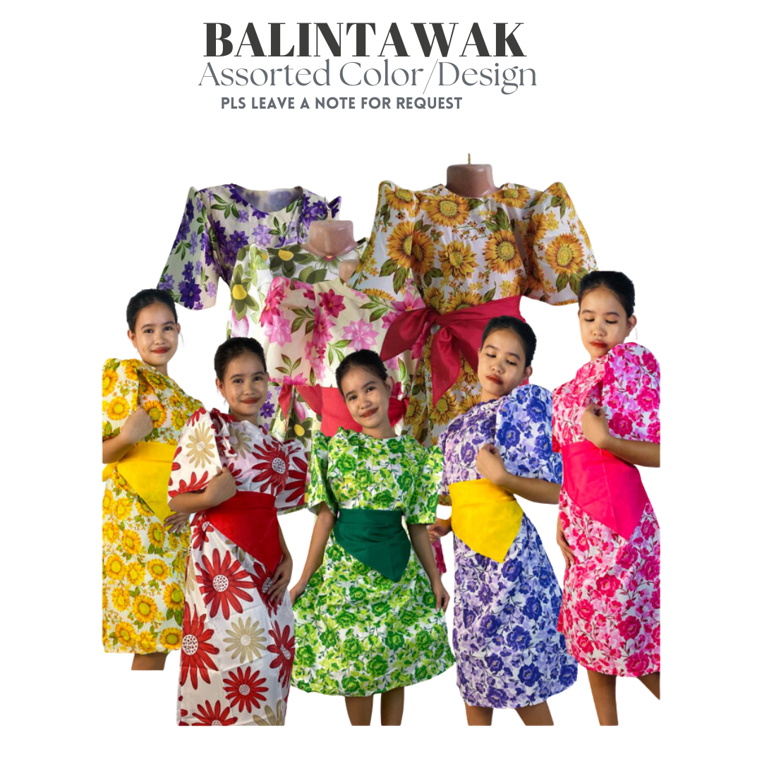As Austee Floral Design Balintawak Kids Filipiniana for Buwan ng Wika ...