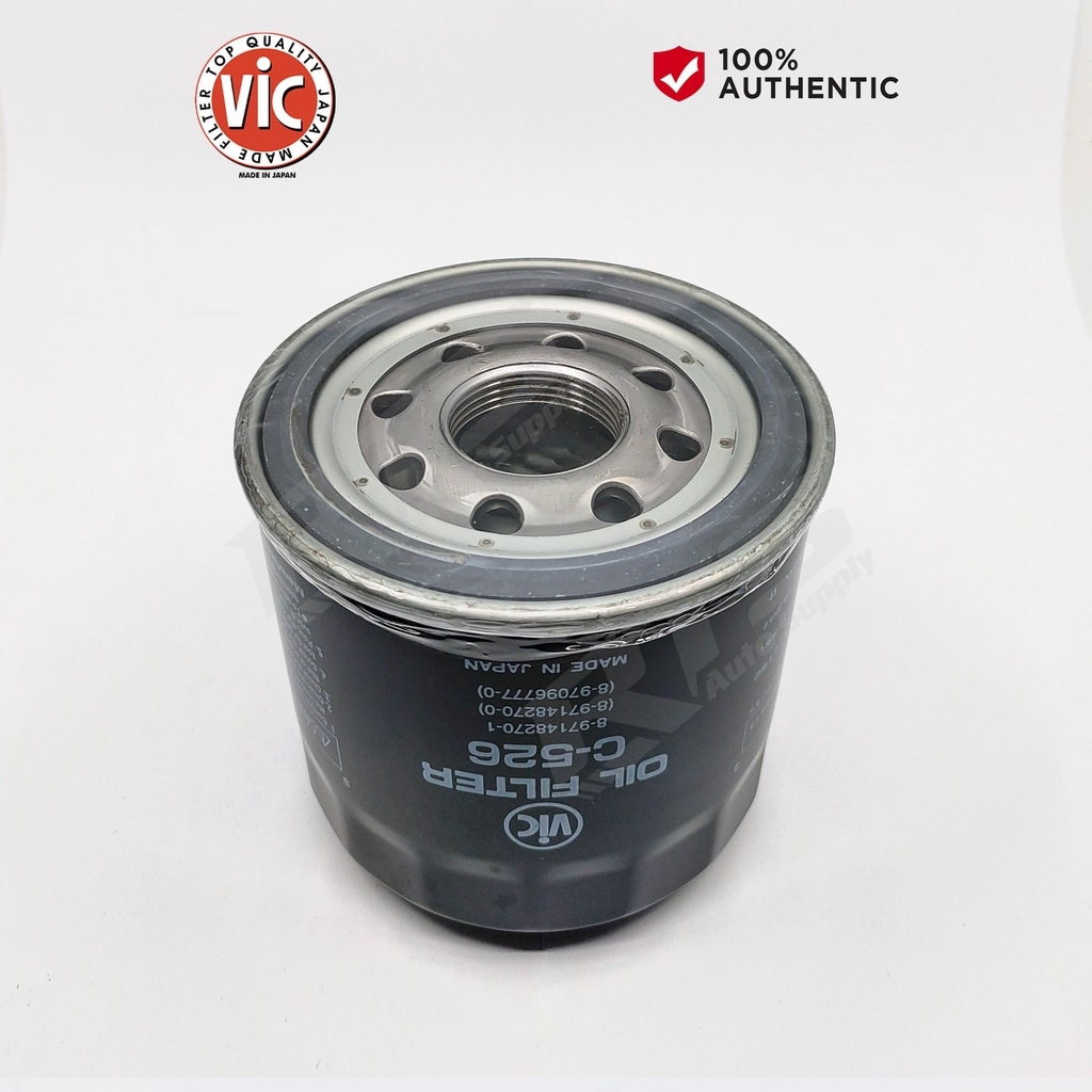 VIC Oil Filter C-526 for Isuzu Elf 450 4HF1 4HE1 4HL1 6HK1 ( C526 ) 1Pc ...