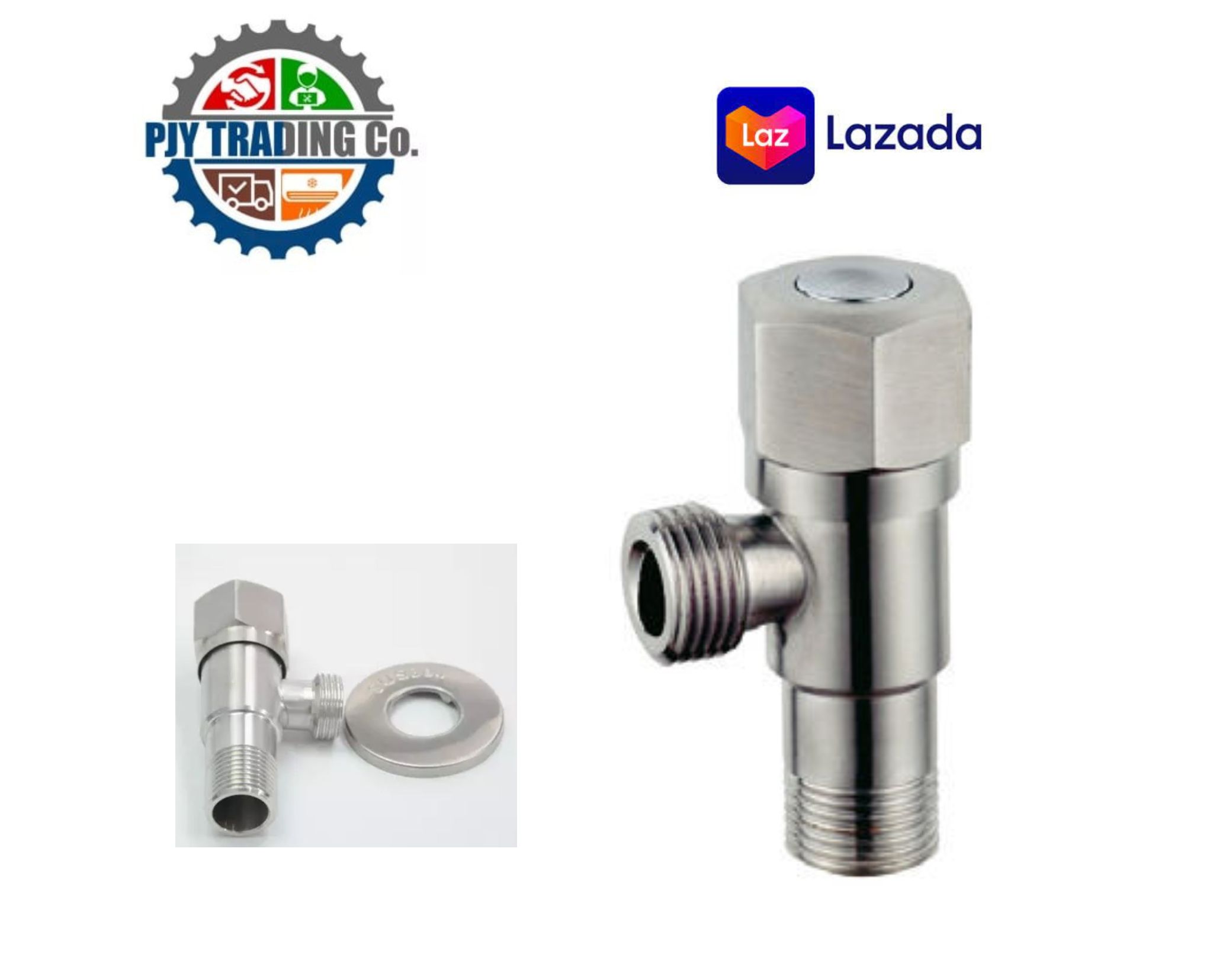 Stainless Steel One Way Angle Valve 1/2" with ring cover | Lazada PH