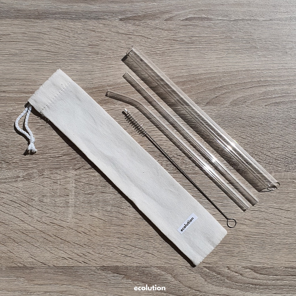 ♟Pyrex Glass Straw Set | Lazada PH
