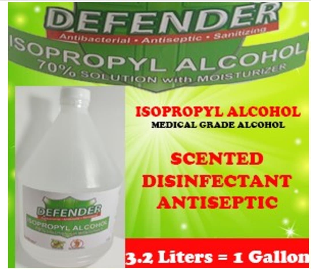 ISOPROPYL ALCOHOL 70%( Defender) Medical grade FDA Approved | Lazada PH