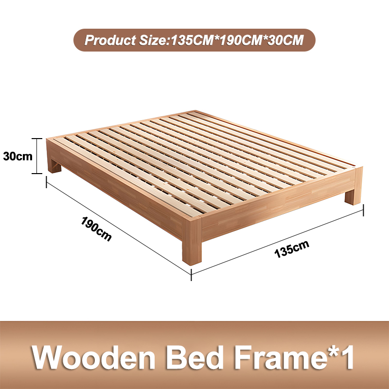 Dreame Tatami Wooden Bed 10 Years Warranty 1.8M Double bed frame queen ...