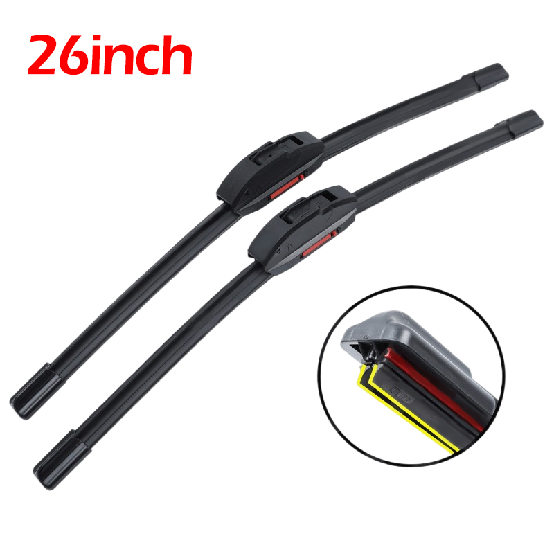 Universal Wiper Car Windshield Wiper U-shaped Interface Upgraded Double ...