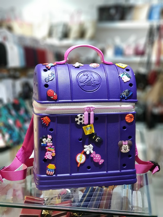 Authentic CROCS Zip-Top Kiddie Backpack With Jibbitz Large Size ...
