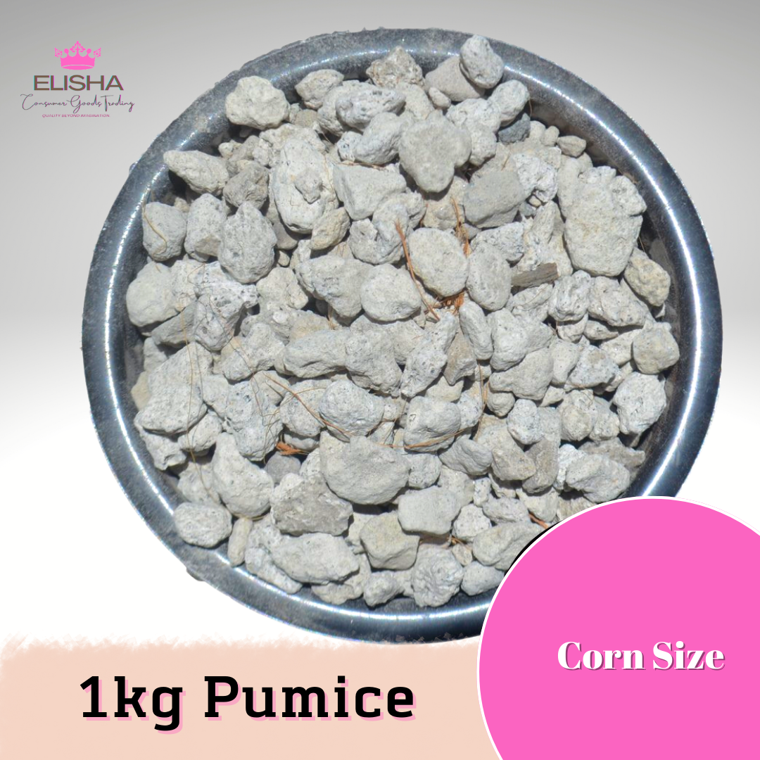 🌱 ELISHA l 1 kg. Per Pack Perfect Pumice Stones Corn Size Stones For ...