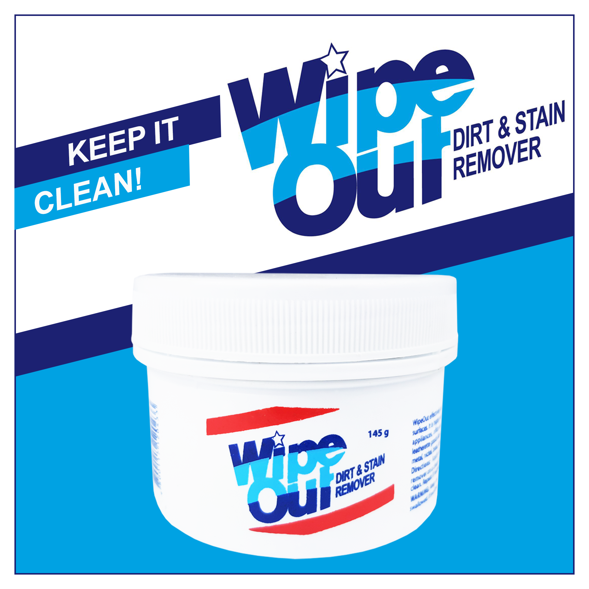 Wipe Out Dirt And Stain Grease Remover 145 Grams 250 Grams Original ...