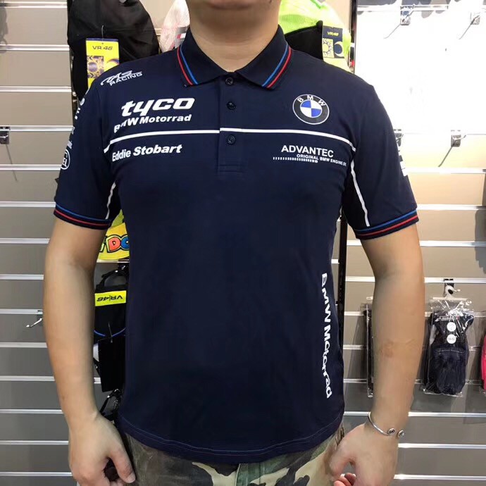 bmw polo shirt bmw motorrad biker racer mens car and biker wear polo ...