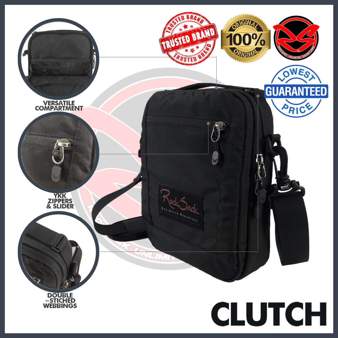 ROCKSACK CLUTCH : 2 way bag : High quality bag : tactical bag for men ...