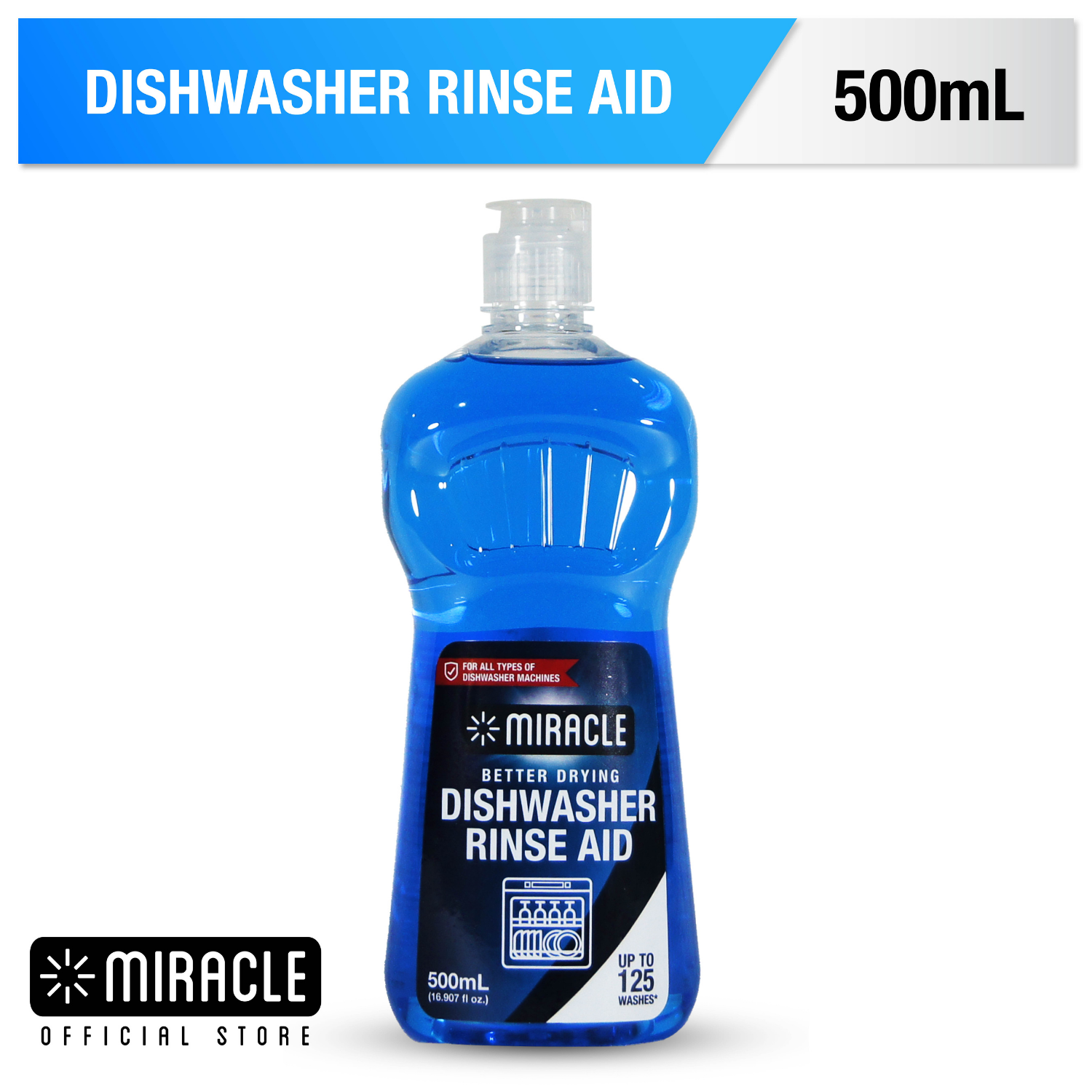 Miracle Dishwasher Rinse Aid - 500ml Bottle | Lazada PH