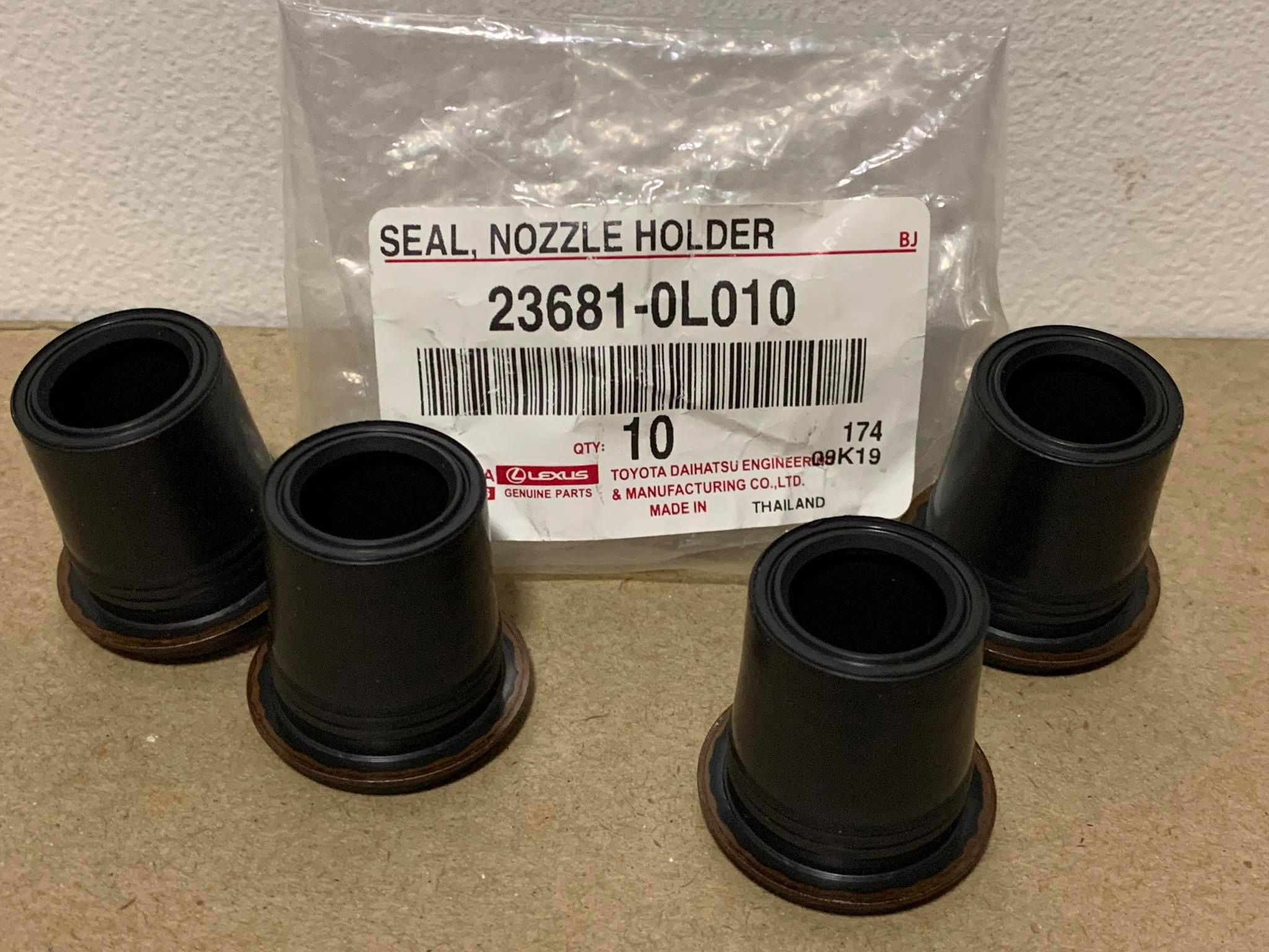 Toyota Innova, Fortuner, Hilux 2005 - 2015 Diesel Models Injector Seal ...