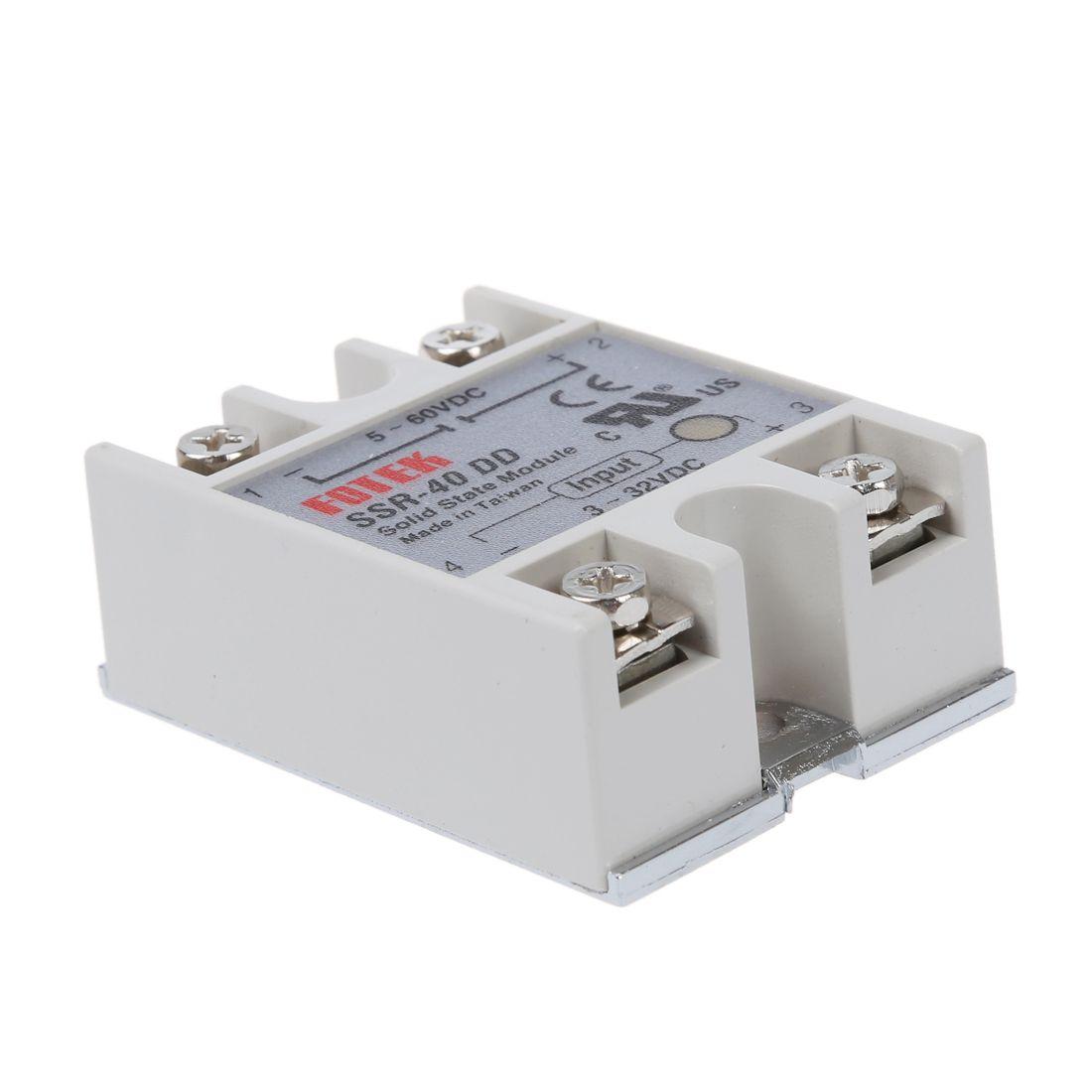 ใหม่ Single Phase Solid State Relay DC-DC SSR-40DD 40A DC3-32V DC5-60V ...