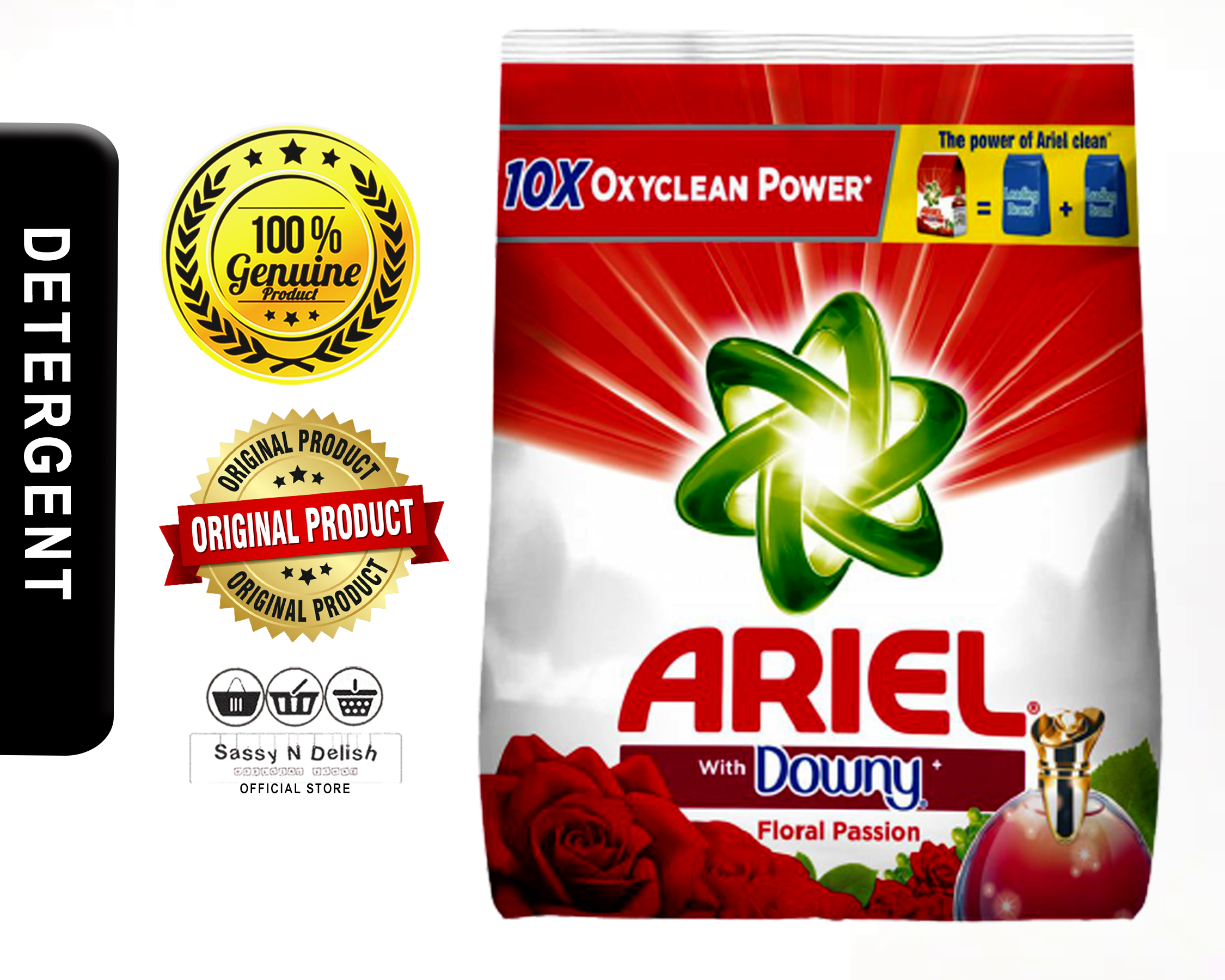 Ariel Powder Detergent with Downy Floral Passion | 2kg | Lazada PH