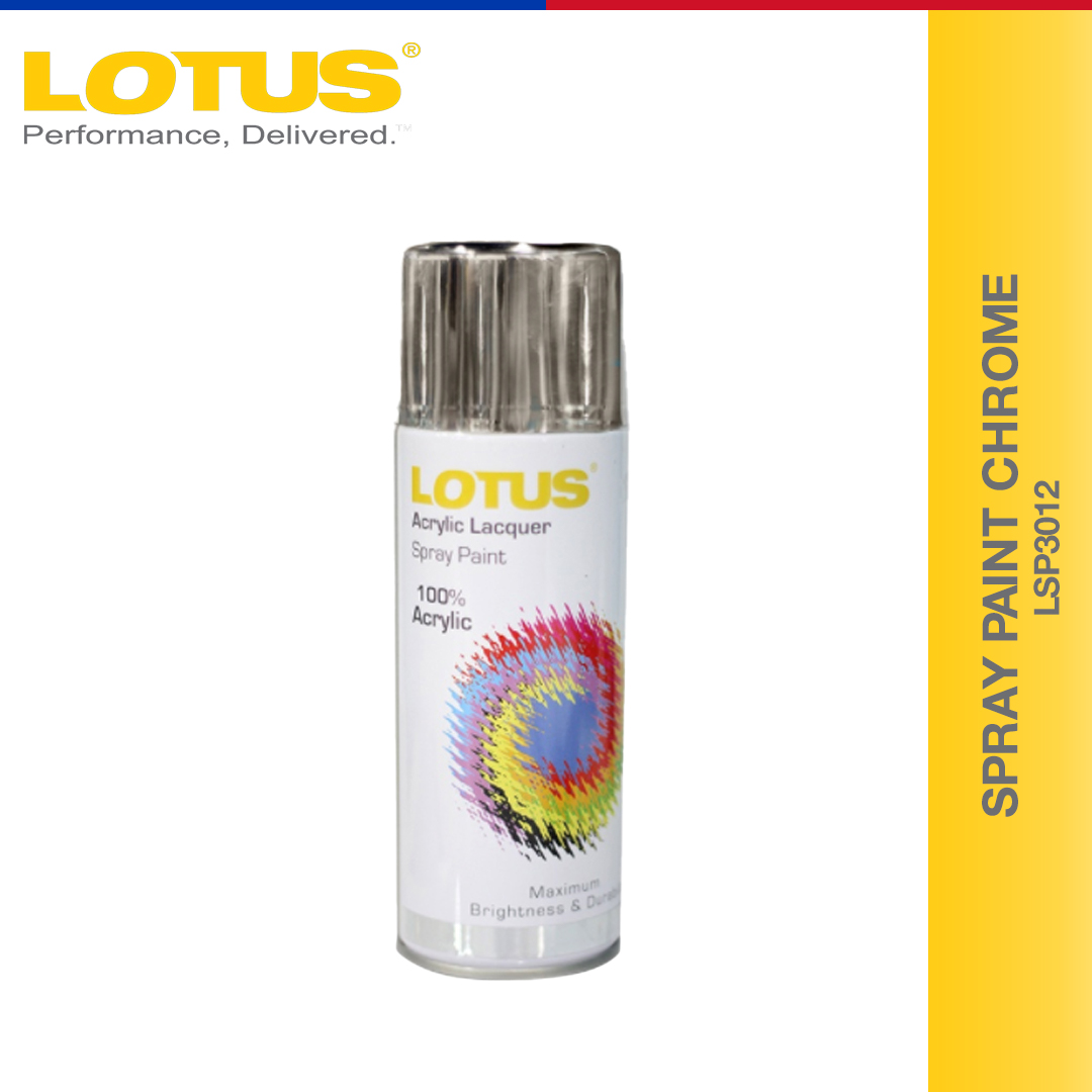 Lotus Spray Paint Chrome LSP3012 - 400ml | Lazada PH